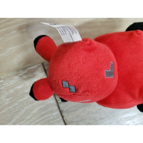 Mojang | Toys | Mojang Minecraft Mooshroom Plush Red Stuffed Bull Cow 5 ...